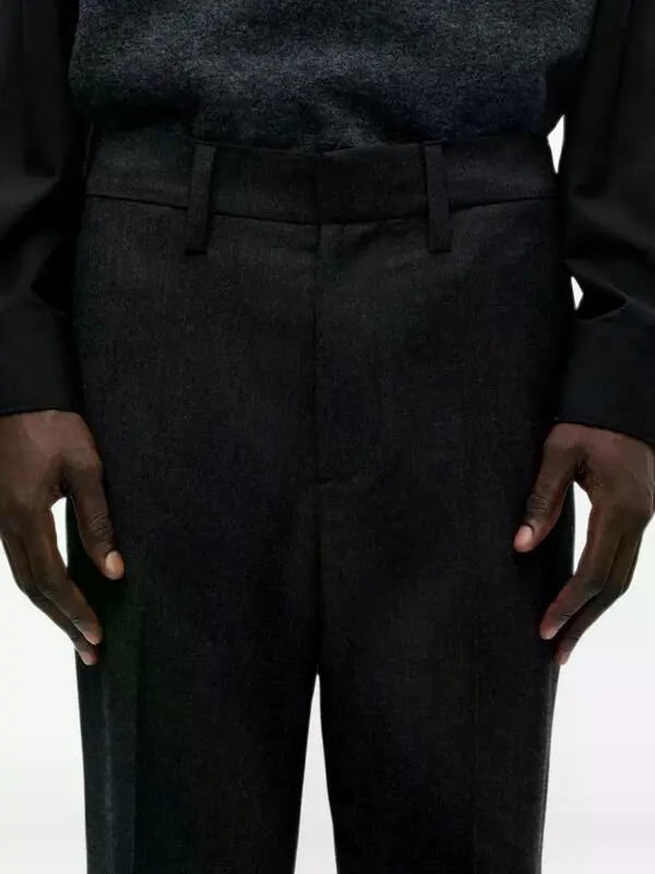 BERNER KUHL Soft Blazer Flannel Wool Trousers