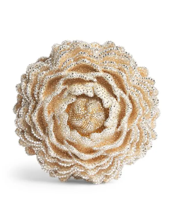 Judith Leiber Embellished Peony Halcyon Hill Clutch Bag