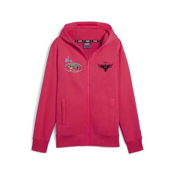 PUMA X Lamelo Ball 1love Full-zip Basketball Hoodie - Pink