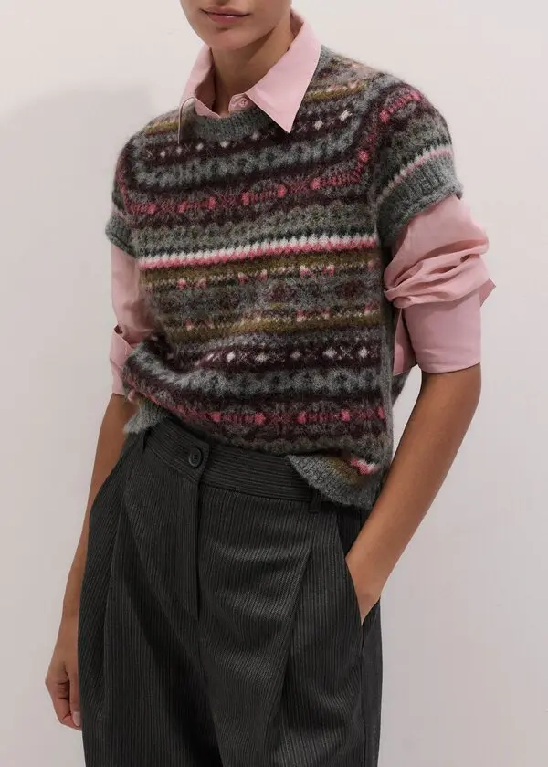 ME+EM Lofty Fairisle Baby Knit Tee