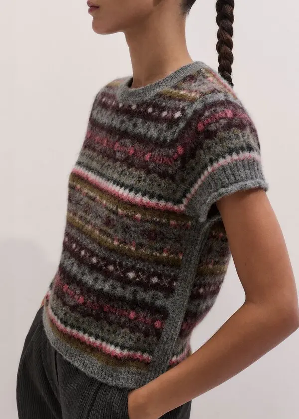 ME+EM Lofty Fairisle Baby Knit Tee