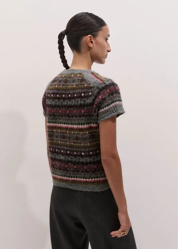 ME+EM Lofty Fairisle Baby Knit Tee