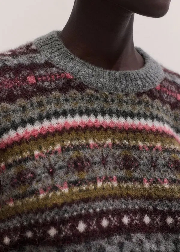ME+EM Fair Isle Relaxed Sweater