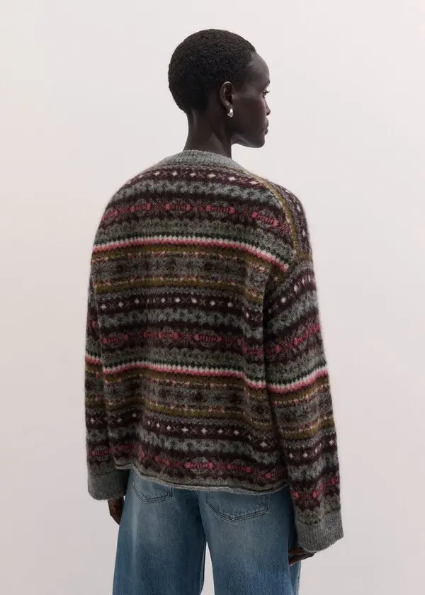 ME+EM Fair Isle Relaxed Sweater