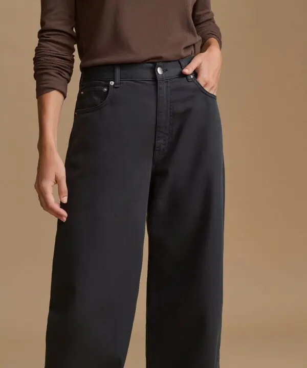 Jenni Kayne Beachwood Baggy Pant - Black