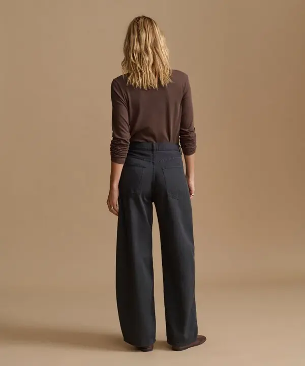 Jenni Kayne Beachwood Baggy Pant - Black