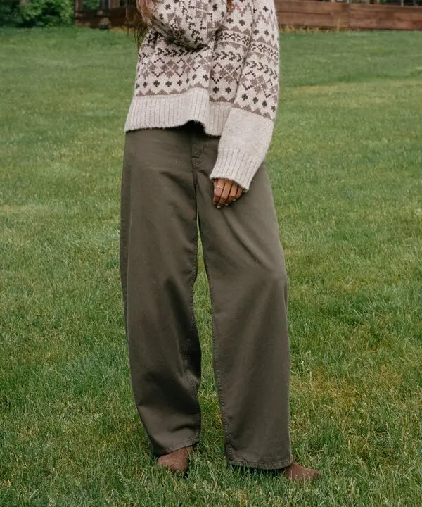Jenni Kayne Beachwood Baggy Pant - Moss
