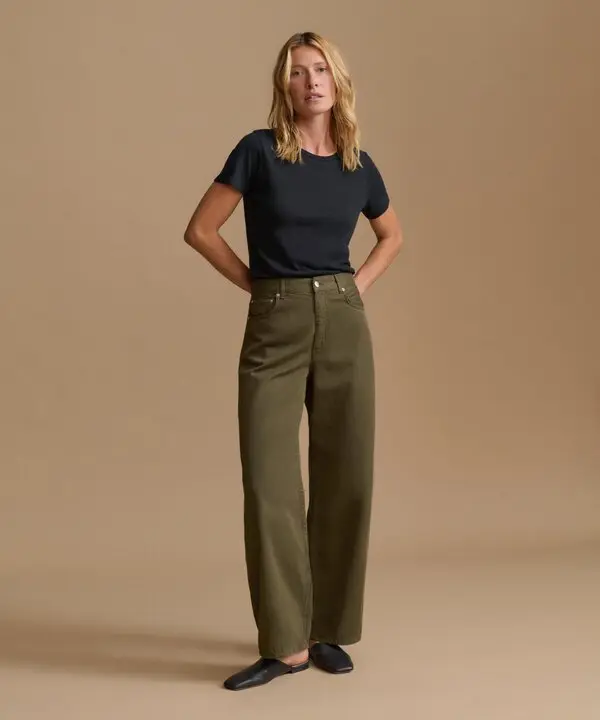 Jenni Kayne Beachwood Baggy Pant - Moss