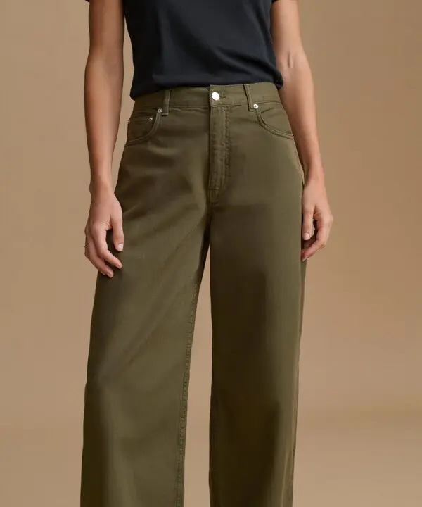 Jenni Kayne Beachwood Baggy Pant - Moss