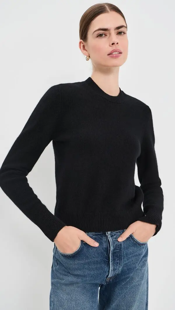 Daughter The Sligo Shrunken Crewneck Wool Pullover