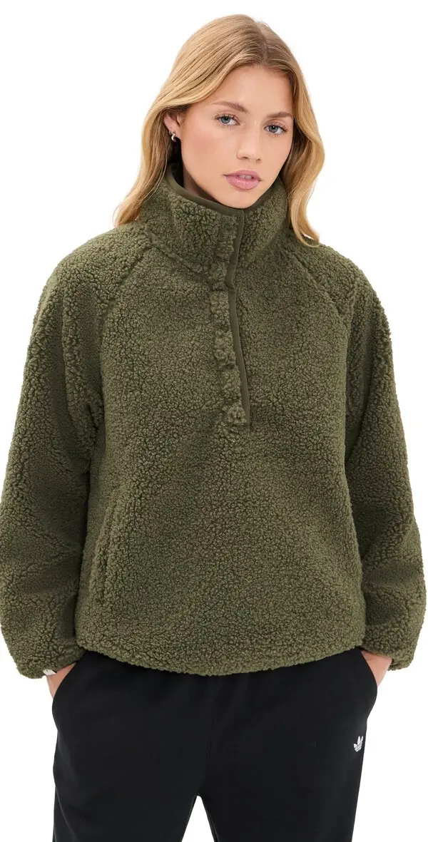 The Upside Harlow Fleece Pullover - Green
