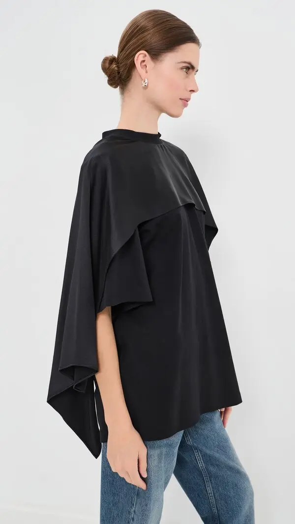 FRENKEN Disturb Crepe Satin T-shirt