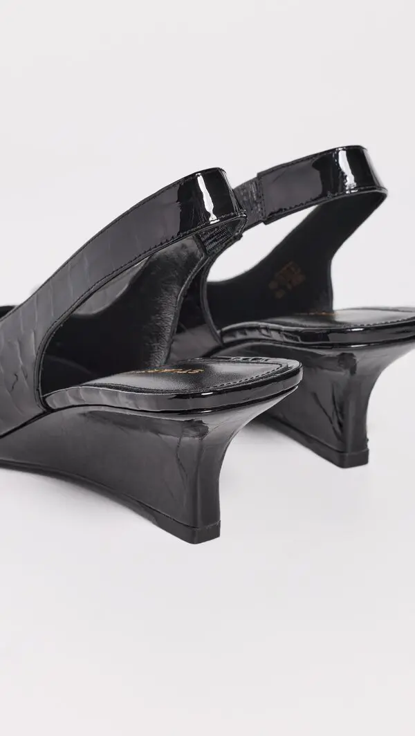 STUART WEITZMAN Vinnie Sling Wedge Heels 50