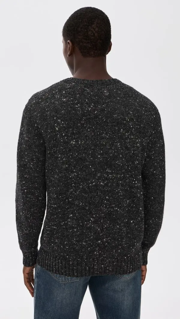 KNICKERBOCKER Moor Alpaca And Merino Tweed Sweater