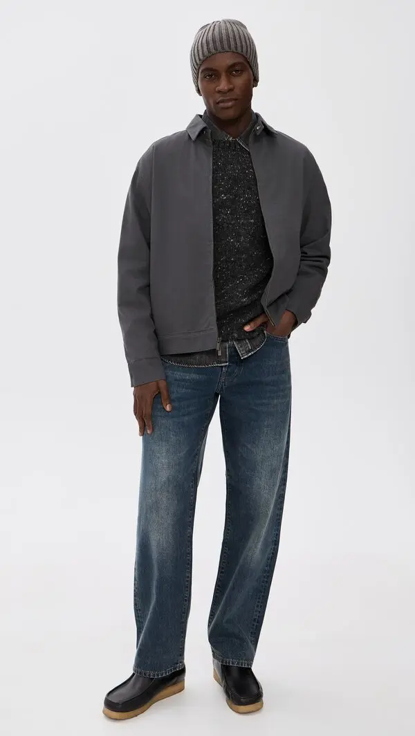 KNICKERBOCKER Moor Alpaca And Merino Tweed Sweater