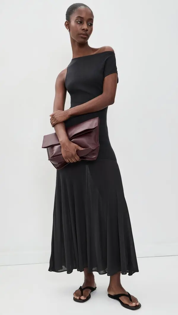 ST. AGNI Fine Jersey Circle Hem Dress