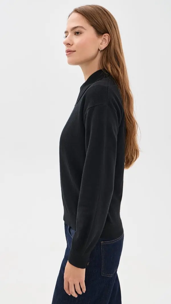 Sold Out NYC The Cashmere Zip Polo