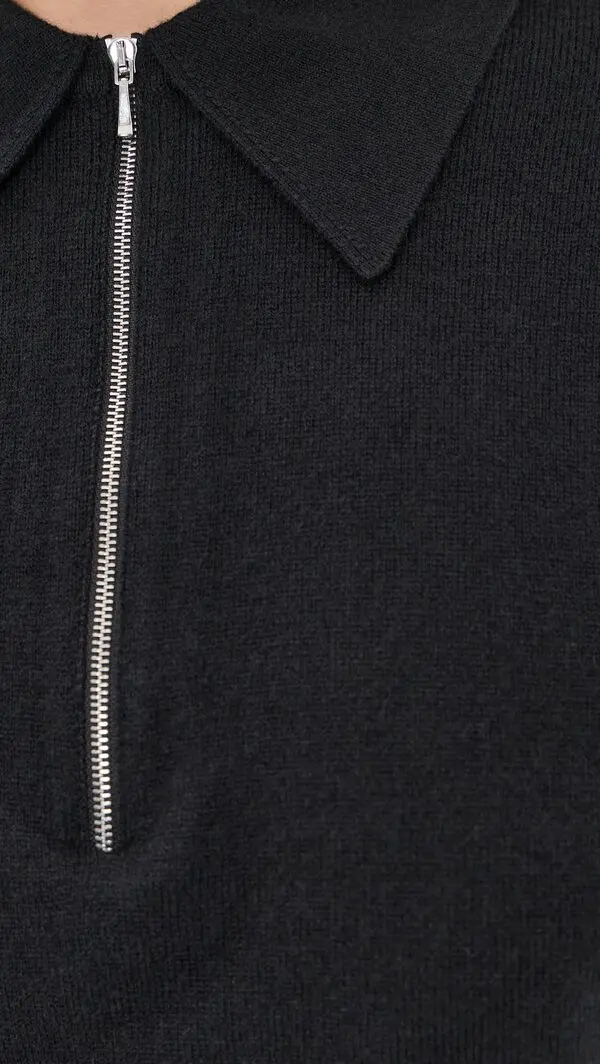 Sold Out NYC The Cashmere Zip Polo