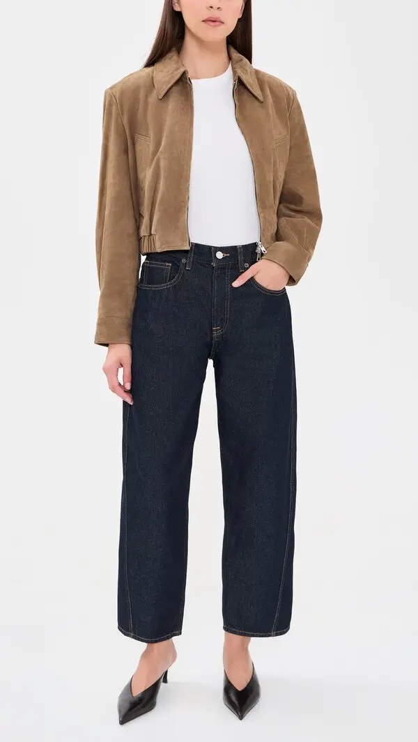 Good American Vintage Barrel Ankle Jeans