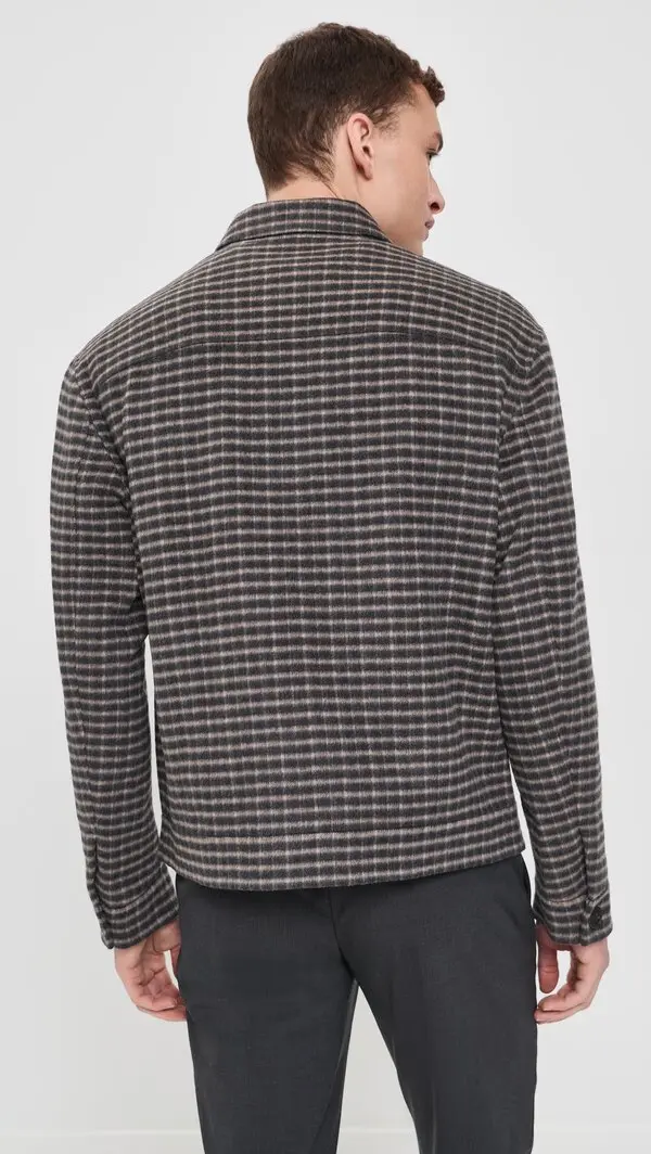 Theory Short Jacket In Double Faced Wool