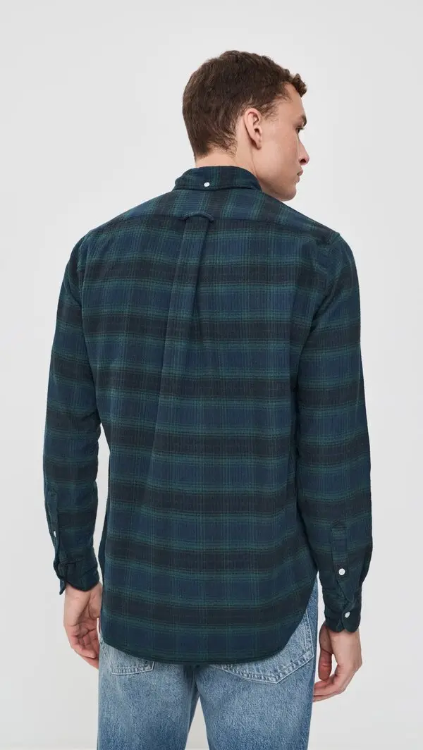 Gitman Bros Heavy Pique Flannel Shirt