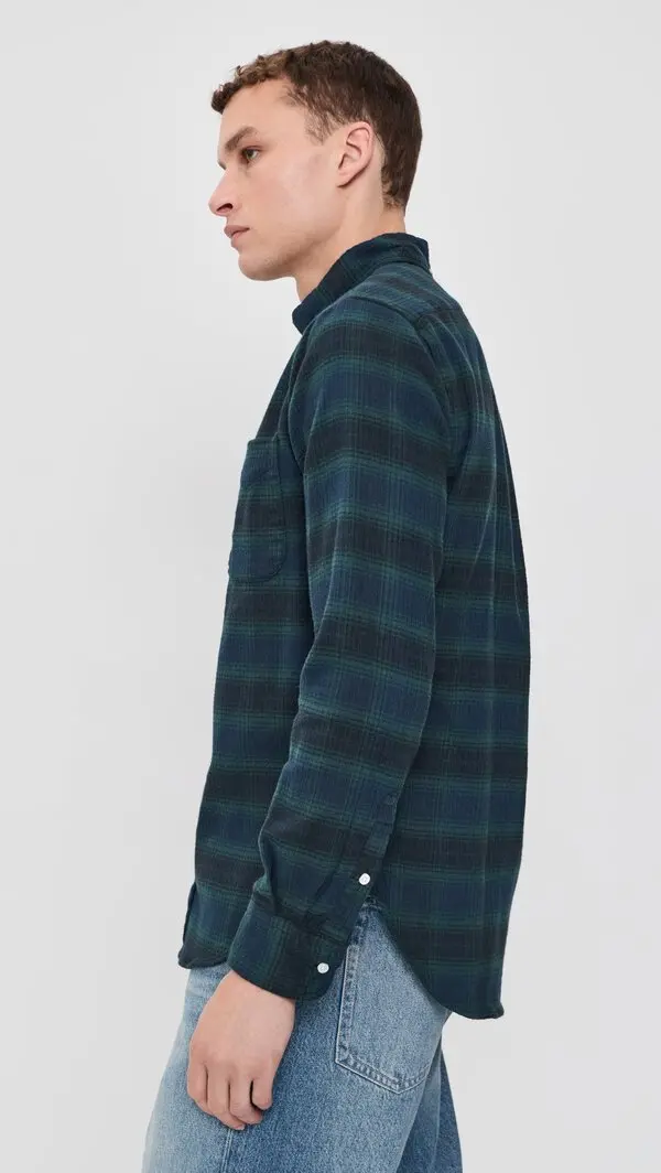 Gitman Bros Heavy Pique Flannel Shirt