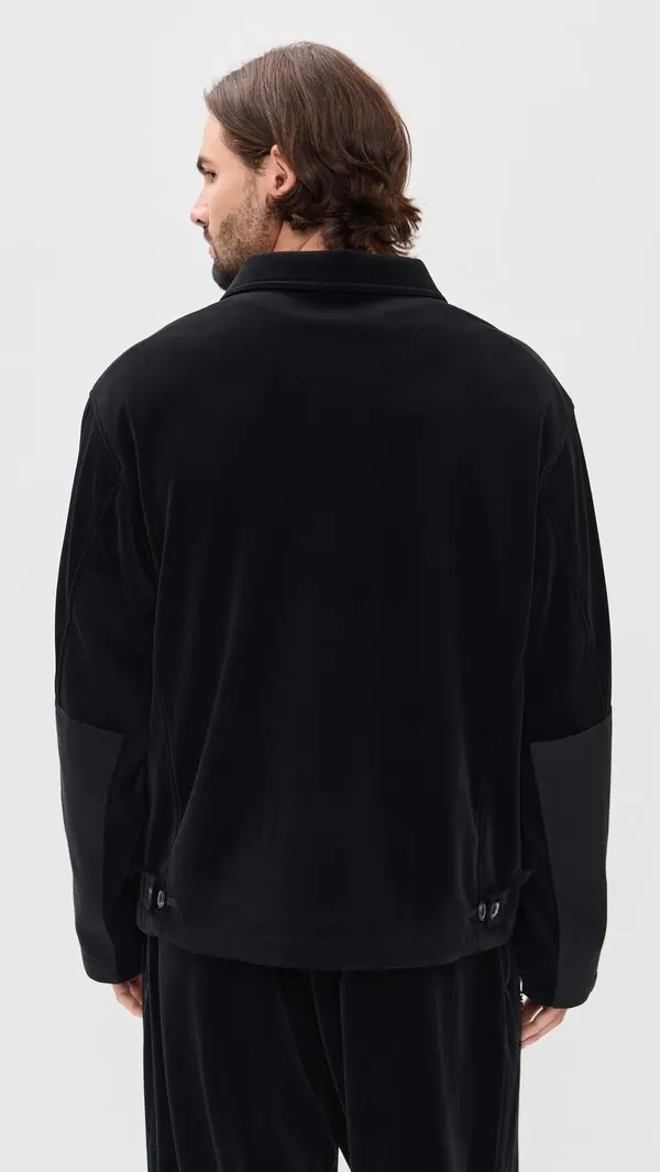 Y3 Velour Button Jacket