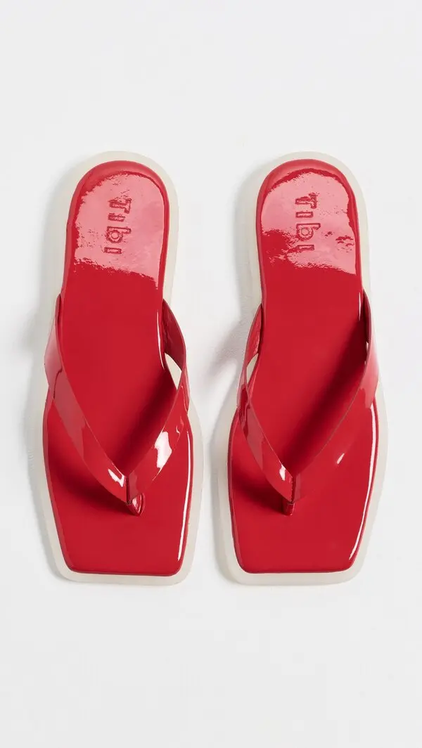 Tibi Arnie Sandals - Red
