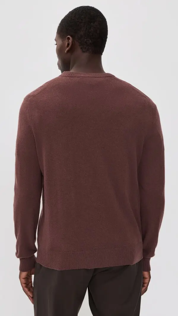 Theory Hilles Crew In Cashmere - Deep Auburn