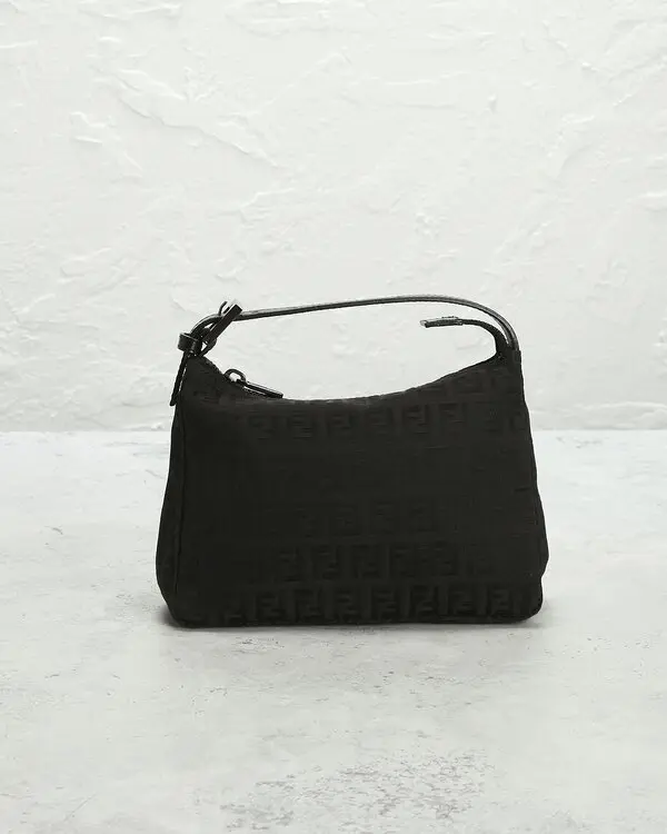 FWRD RENEW Fendi Zucchino Vanity Handbag