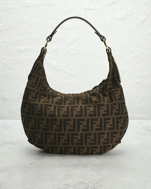 FWRD RENEW Fendi Zucca Hobo Bag