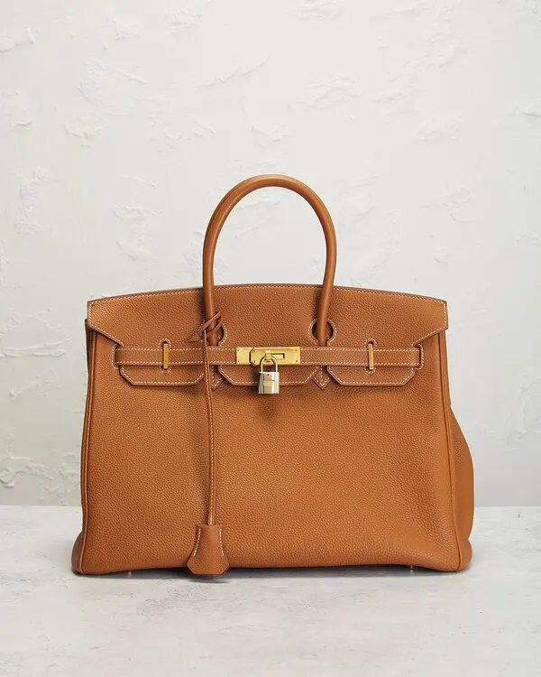 FWRD RENEW Hermes Togo Birkin 35 Handbag