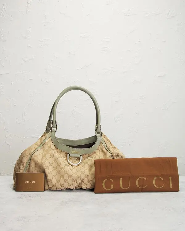 FWRD RENEW Gucci Abbey Hobo Bag - Brown