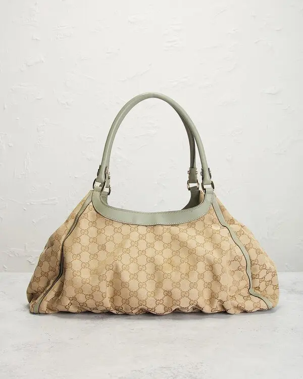 FWRD RENEW Gucci Abbey Hobo Bag - Brown