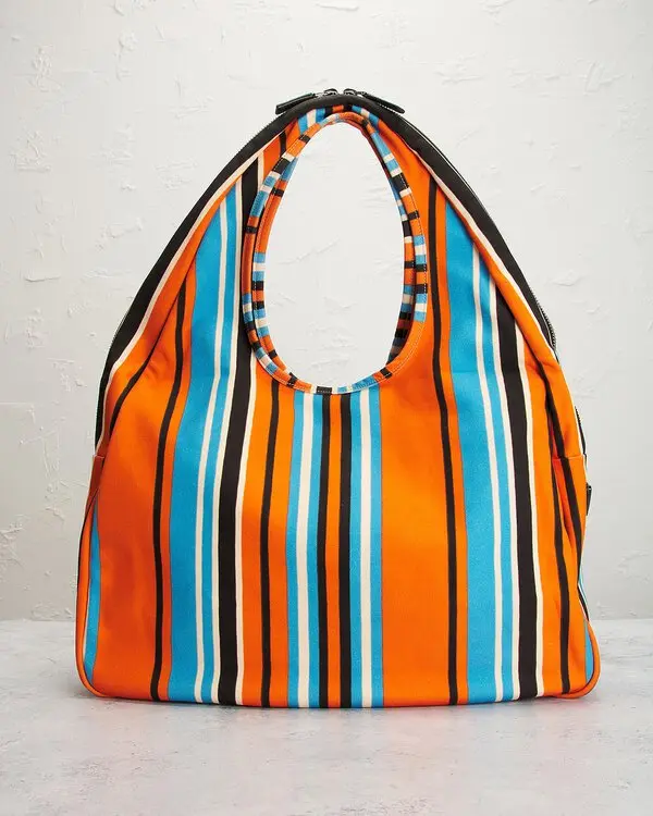FWRD RENEW Prada Canapa Baiadera Hobo Bag