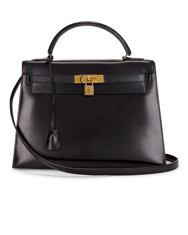 FWRD RENEW Hermes Box Kelly 32 Sellier Handbag