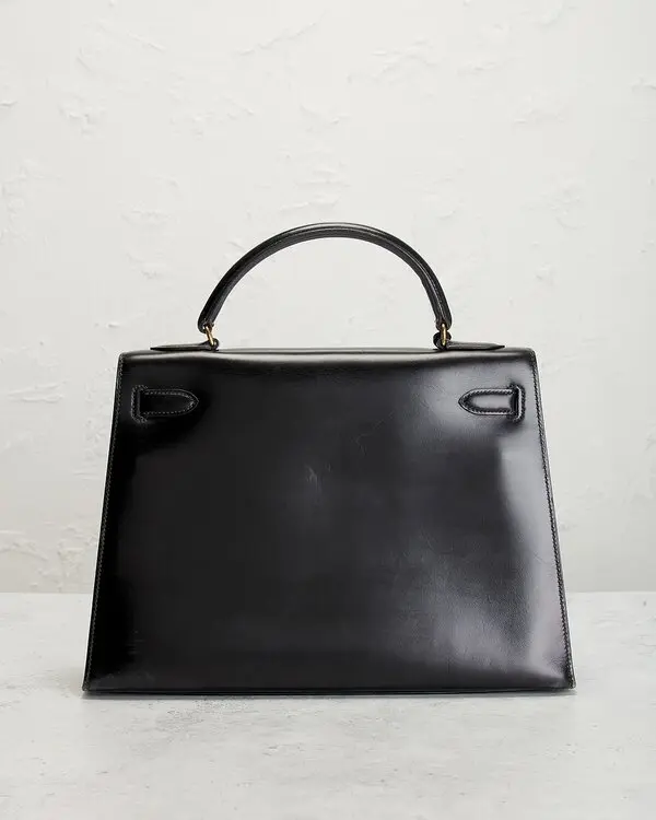 FWRD RENEW Hermes Box Kelly 32 Sellier Handbag