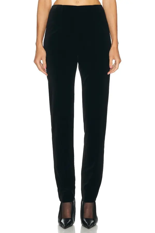 Khaite Ryden Velvet Pant