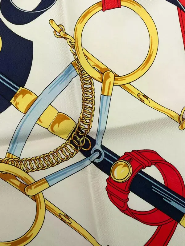 Hermès 20th Century Eperon D Or Silk Scarf 90 Scarves