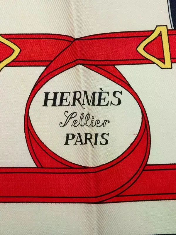 Hermès 20th Century Eperon D Or Silk Scarf 90 Scarves