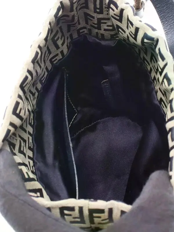 Fendi 2000-2010 Zucchino Canvas Bucket Bag
