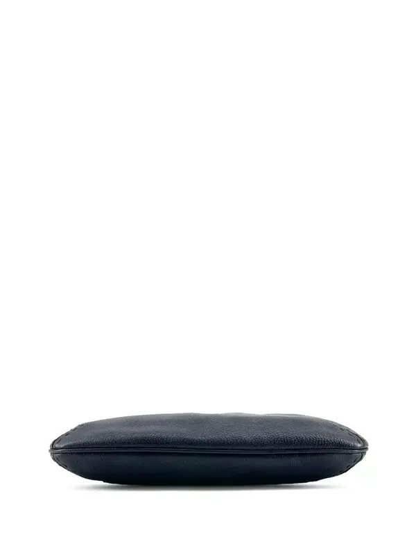 Fendi 2000-2010 Medium Leather Selleria Crossbody Bag
