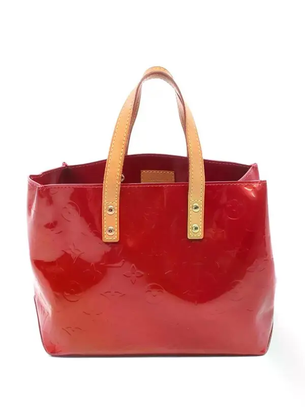 LOUIS VUITTON 2007 Monogram Vernis Reade Pm Handbag - Red