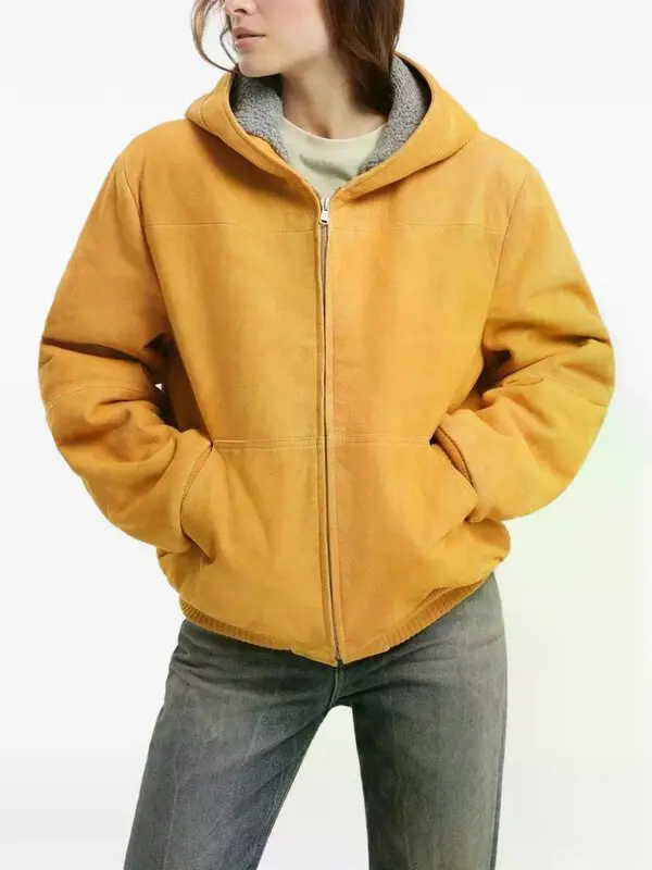 1989 STUDIO Hooded Leather Jacket