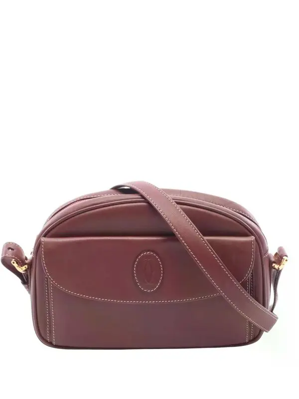 Cartier 20th Century Leather Must De Crossbody Bag