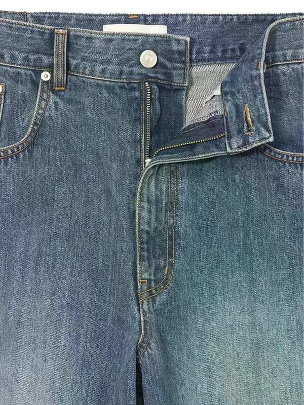 DUNST Relaxed Curved Wide-leg Jeans
