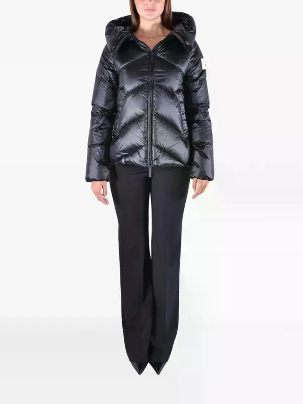 AFTER/LABEL Quilted Hooded Coat