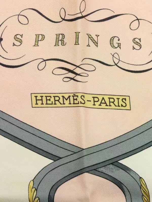 Hermès 1974 Springs Silk Scarf 90 Scarves