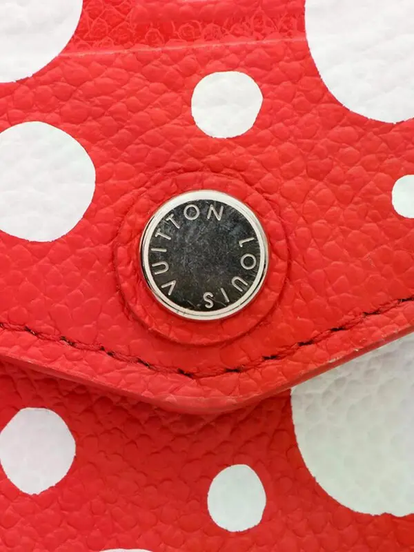 LOUIS VUITTON 2021-2026 X Yayoi Kusama Monogram Empreinte Sarah Wallet Long Wallets