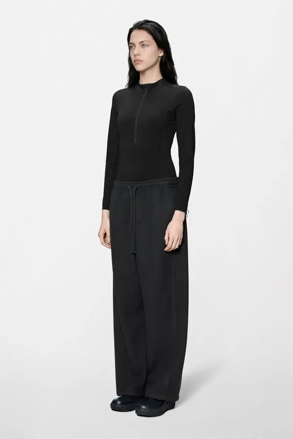 Rains Fleece Pants - Black